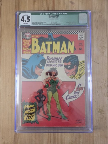 Batman # 181 CGC 4.5 Qualified Missing Center Fold 1966 1st App Poison ...