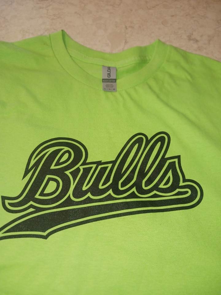 USF University South Florida Bulls Adult XL School Spirit Slime Shirt ...