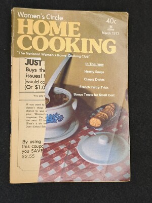 Women's Circle Home Cooking Magazine Cookbook Recipe Book March 1977 | eBay