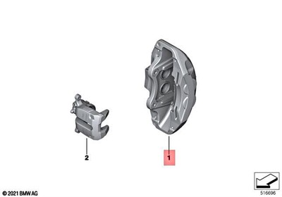 Genuine BMW BMW I M3 G16 G20 G22 G26 G30 G31 CALIPER HOUSING RIGHT ...