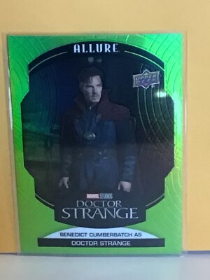 2022 MARVEL ALLURE Benedict Cumberbatch /Doctor Strange #55 GREEN ...