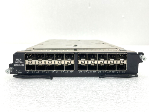 USED BROCADE BR-MLX-1GX20-U10G-X2 MLX 20-port 1 GbE (X2) EXPANSION ...