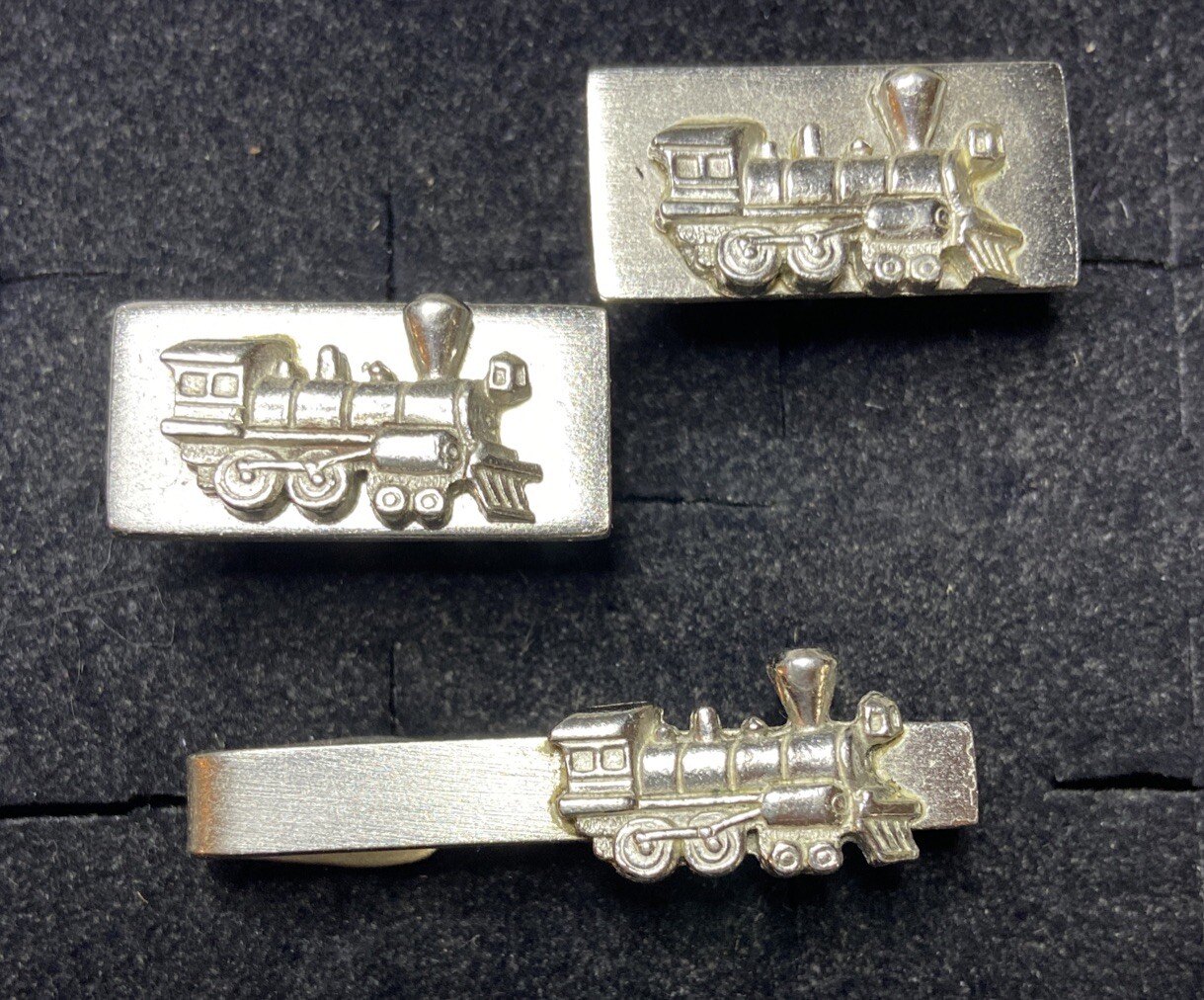 Vintage Shields Steam Engine Locomotive Train Tie Bar… - Gem