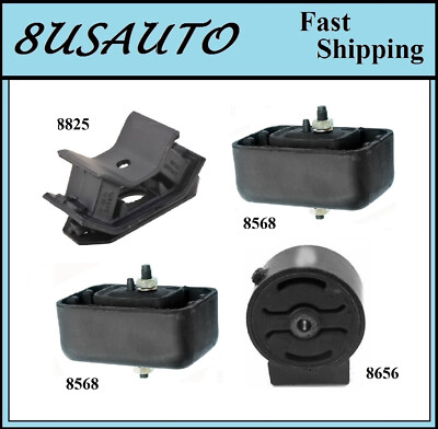 4PCS MOTOR & TRANS MOUNT FIT ASUNA SUNRUNNER/ GMC TRACKER 1.6L 3SPD ...