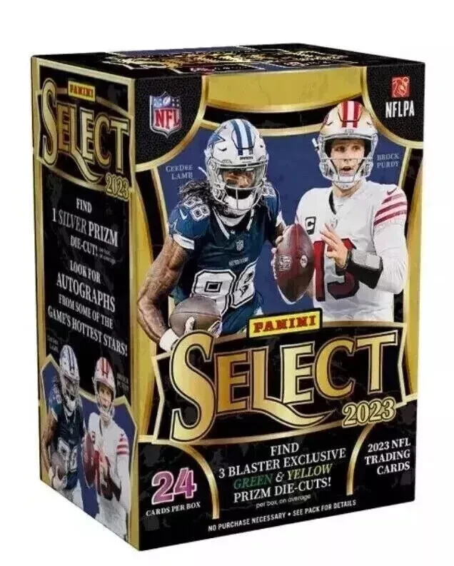 2023 Panini Select NFL Football Factory Sealed Blaster Box GREEN ...