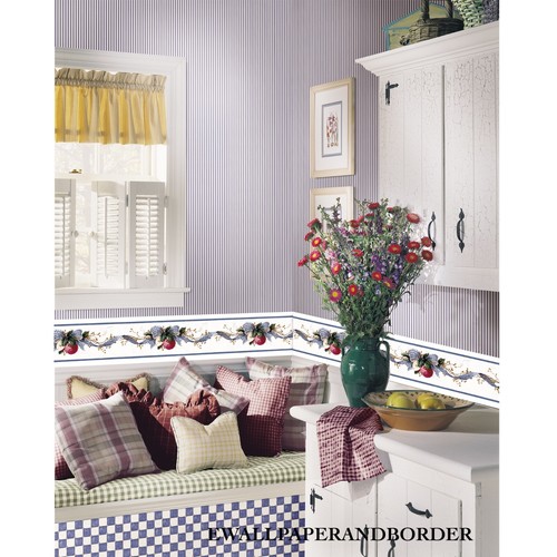 Waverly Festive Gingham Ribbon Bow Country Apple & Berries Vine ...