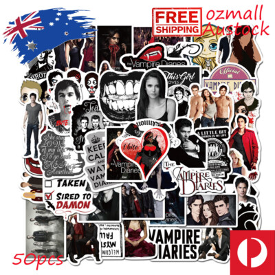 50pcs The Vampire Diaries USA TV Show Vinyl Decal Stickers Laptop | eBay