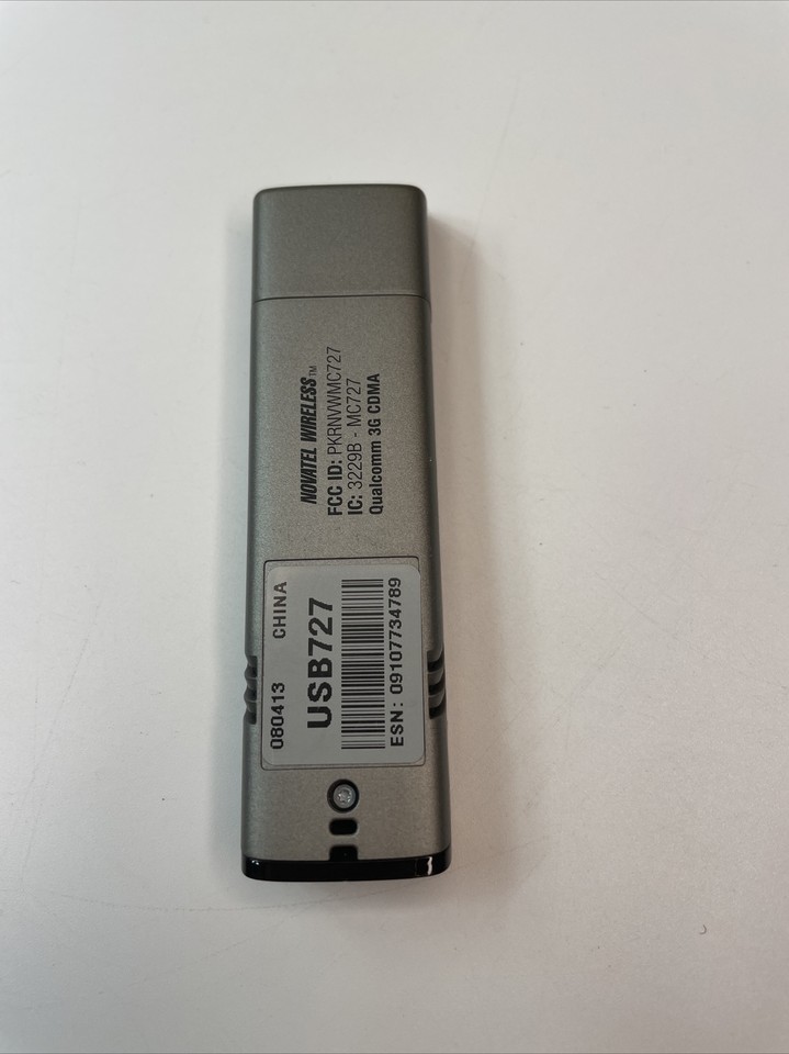 Novatel USB727 Qualcomm 3G CDMA USB Modem (Verizon) - used | eBay