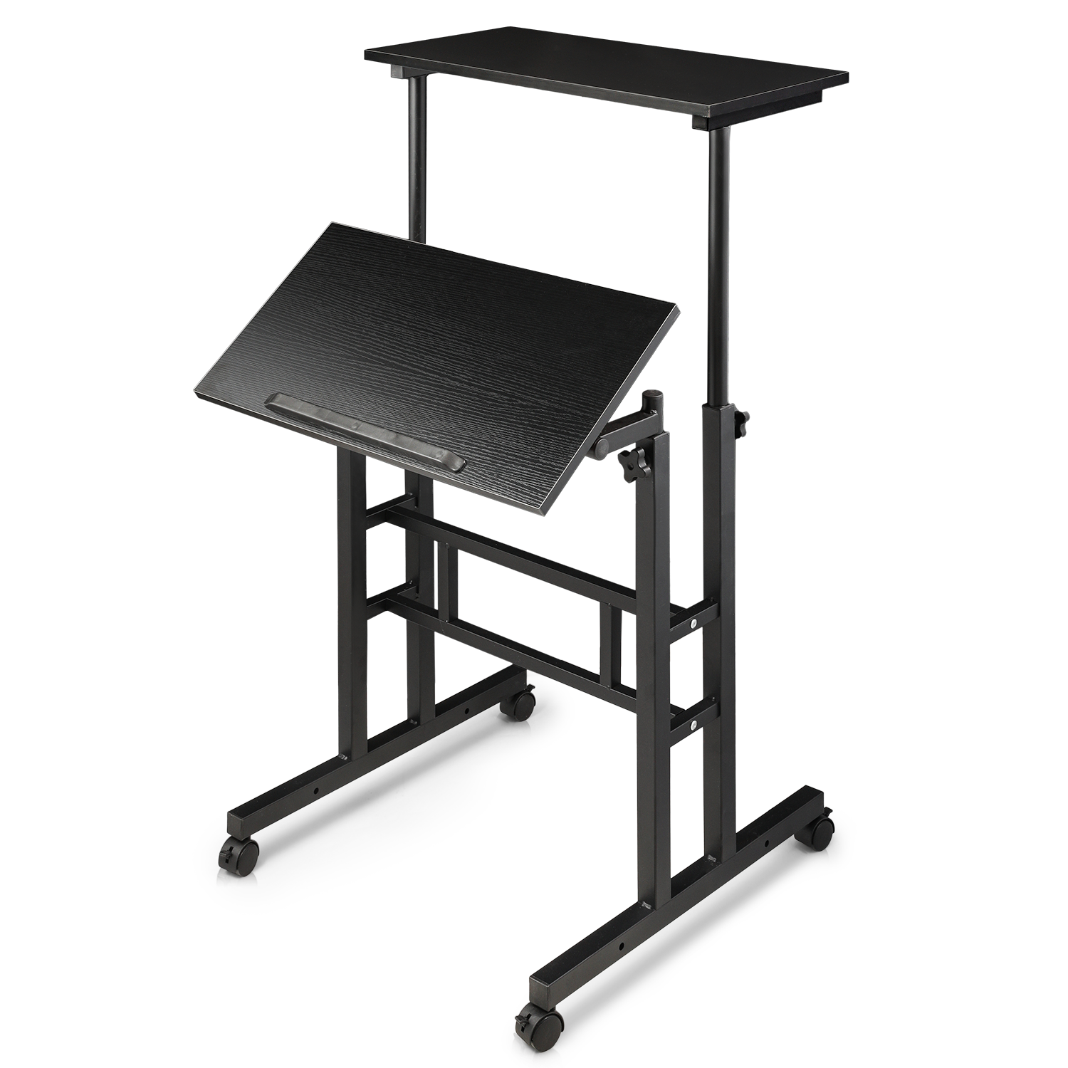 Adjustable Height Stand Up Desk Office Workstation Laptop Computer ...