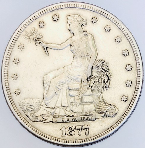1877 S TRADE DOLLAR! BEAUTIFUL EYE APPEAL$$ RARE FIND! MUST SEE COIN ...