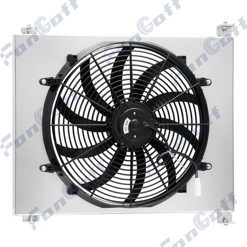Aluminum Shroud+Fan For 1931 1932 1933 FORD MODEL A Hot Rod Chevy V8 ...