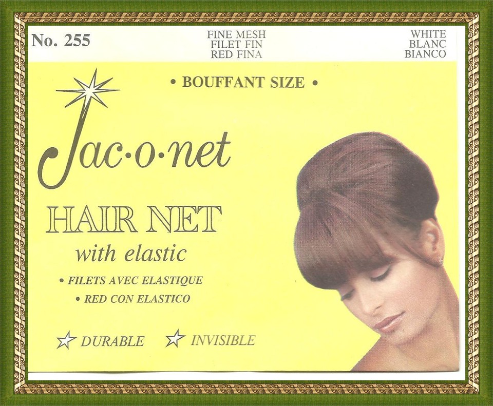 Jac-O-Net FRENCH TINY bob size ultra fine nylon mesh Bouffant Invisible ...