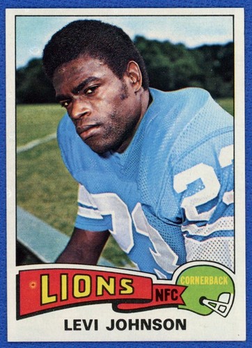 1975 Topps Football # 119 Levi Johnson Detroit Lions Near Mint | eBay