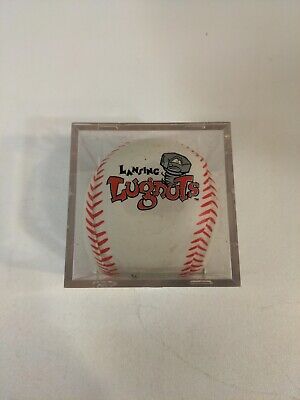 LANSING LUGNUTS BASEBALL IN STORAGE CASE MINOR LEAGUE SIGNED | eBay