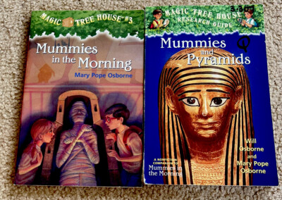 MAGIC TREE HOUSE Book Set MUMMIES IN THE MORNING /MUMMIES & PYRAMIDS (2 ...