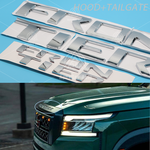 Front&Rear Insert Letters for 22-24 Frontier Accessories 3D Raised ...