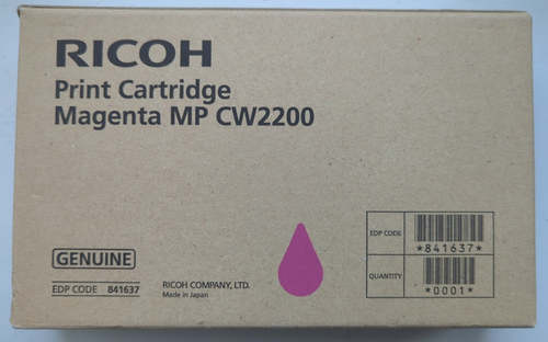 Ricoh Print Cartridge Magenta MP CW2200 841637 - New Out Of Date 12/ ...