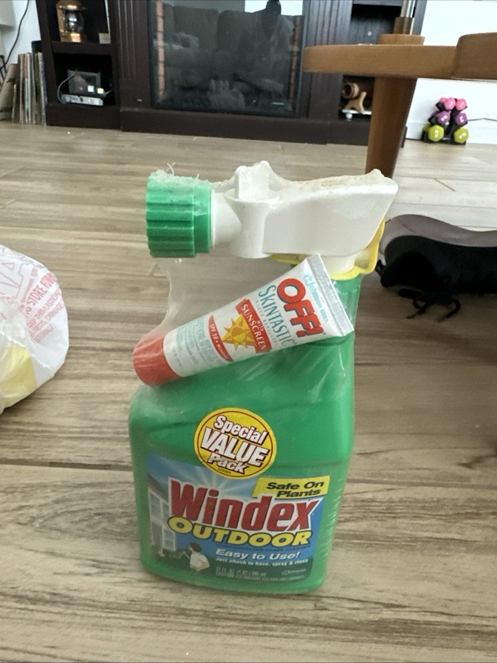 Windex Outdoor Concentrated Glass Cleaner 1997 Hose Spray 32 oz NOS OFF ...