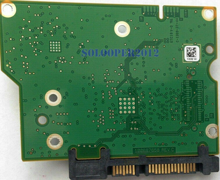 HDD PCB 100687658 REV C Hard Disk Circuit Logic Board Seagate ...