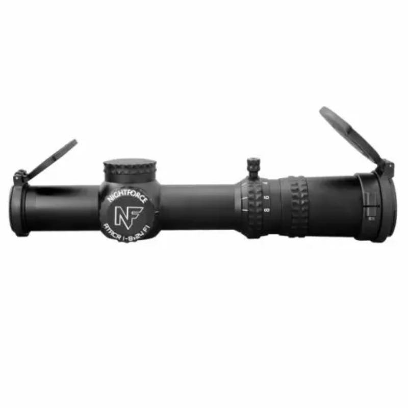 Nightforce ATACR 1-8x24 Capped illum FC-DMx F1 Scope w/Flip Up Covers ...