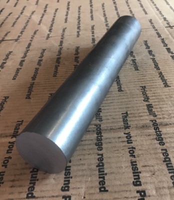 2” Steel Round Bar Lathe Machining 12” Long Stock Blacksmithing 1045 CR ...