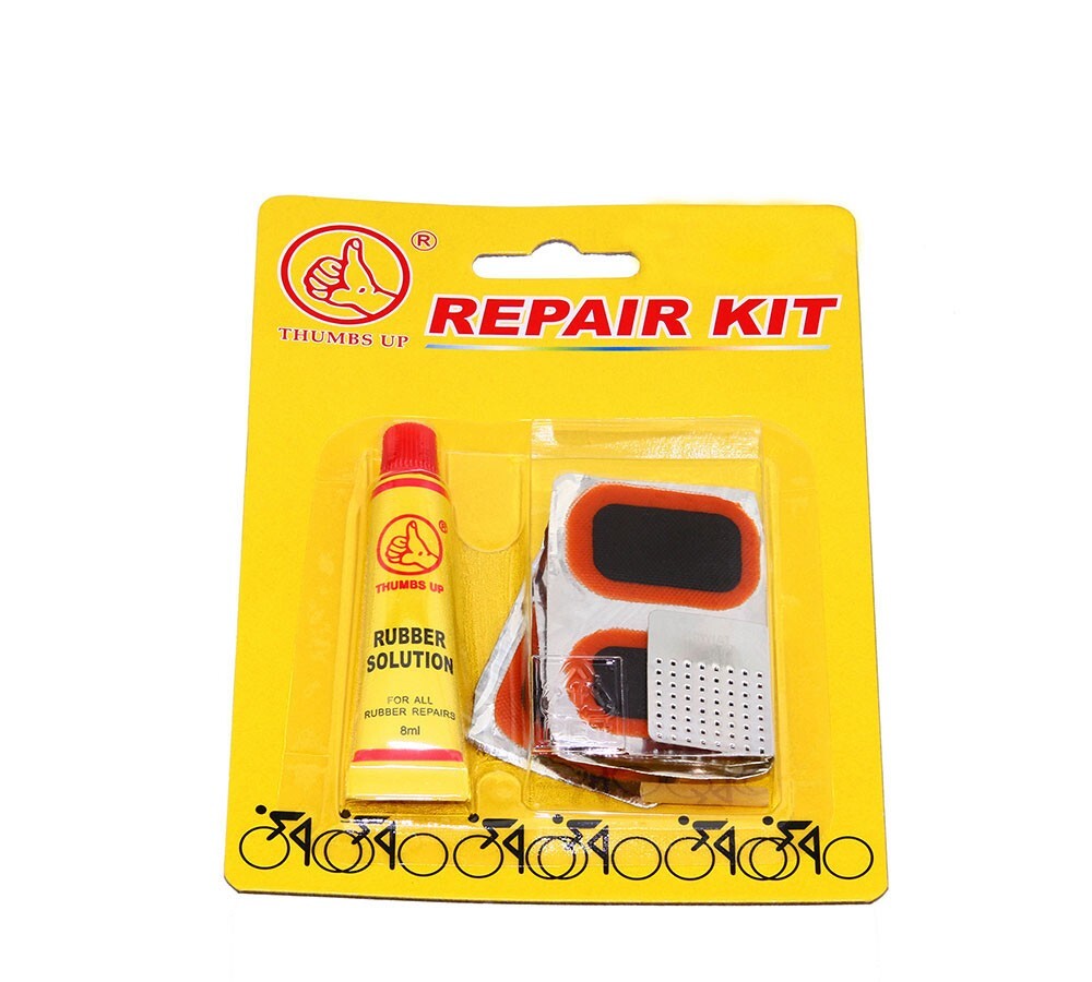 THUMBS UP Bicycle Bike Repair Tube Patches Repair Tube Patch Kits Total ...