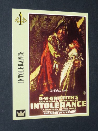 DUE EMME CARD 1996 CINEMA FILM #113 INTOLERANCE GRIFFITH HARRON GISH ...