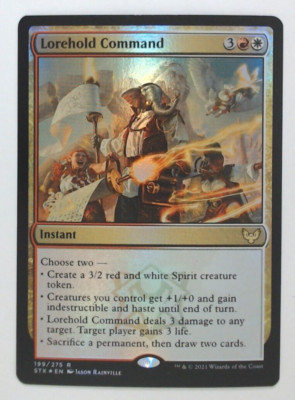MTG Bling - Prerelease Foil - Lorehold Command - Strixhaven -H249 | eBay
