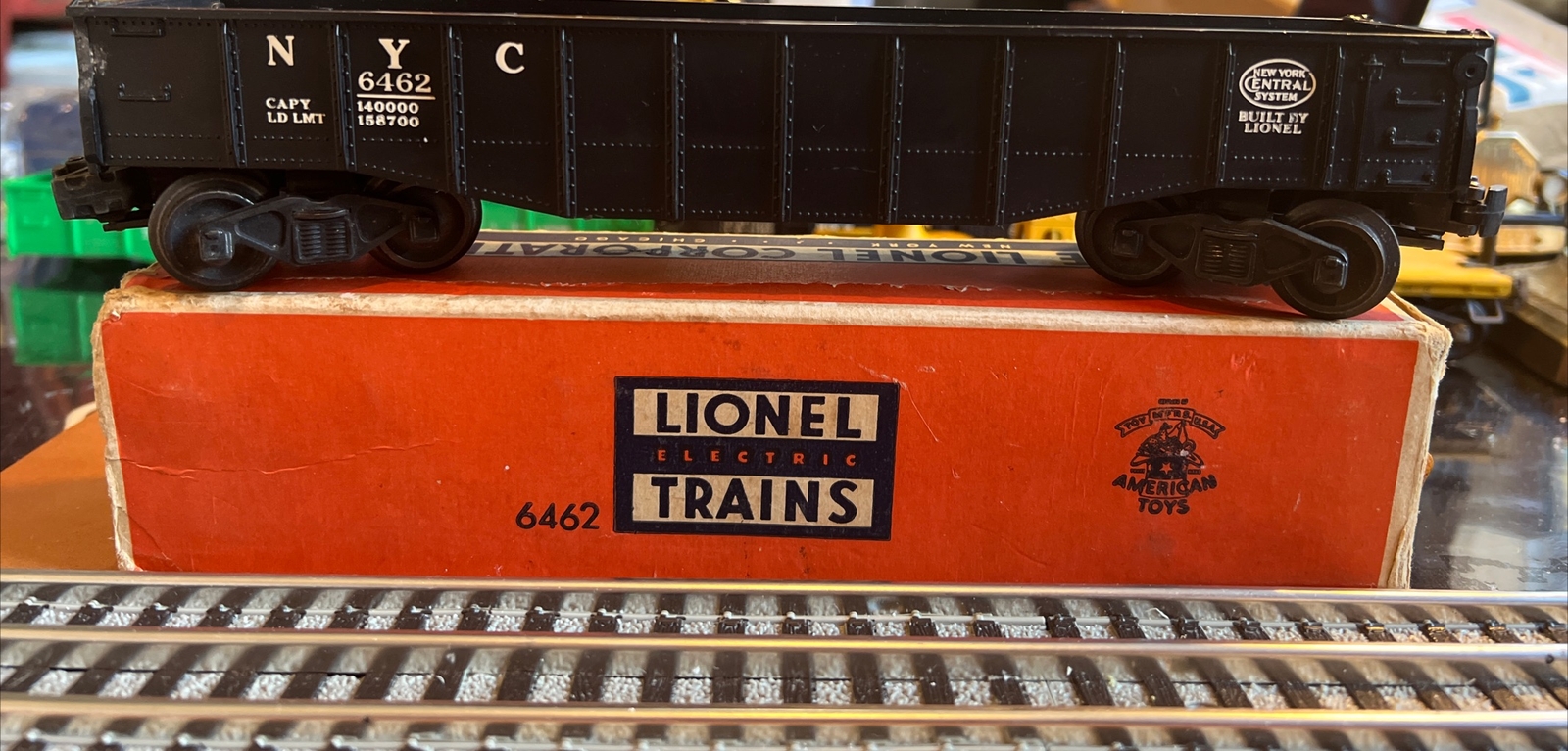 Vintage Lionel Post War 6462 NYC Train Gondola Car With BOX | eBay