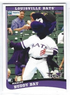 2015 Louisville Bats (Triple-A Cincinnati Reds) Buddy Bat (mascot) | eBay