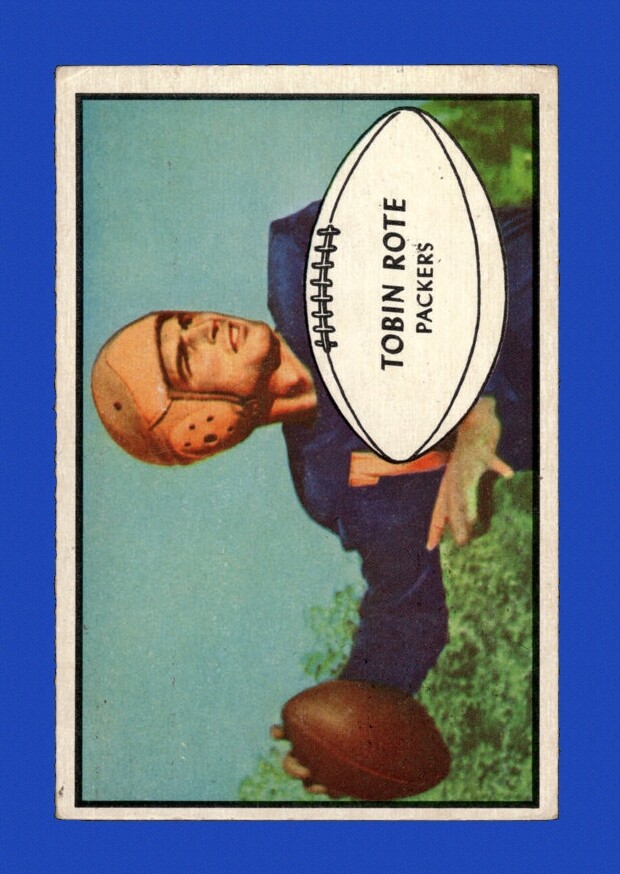 1953 Bowman Set-Break # 28 Tobin Rote VG-VGEX *GMCARDS* | eBay