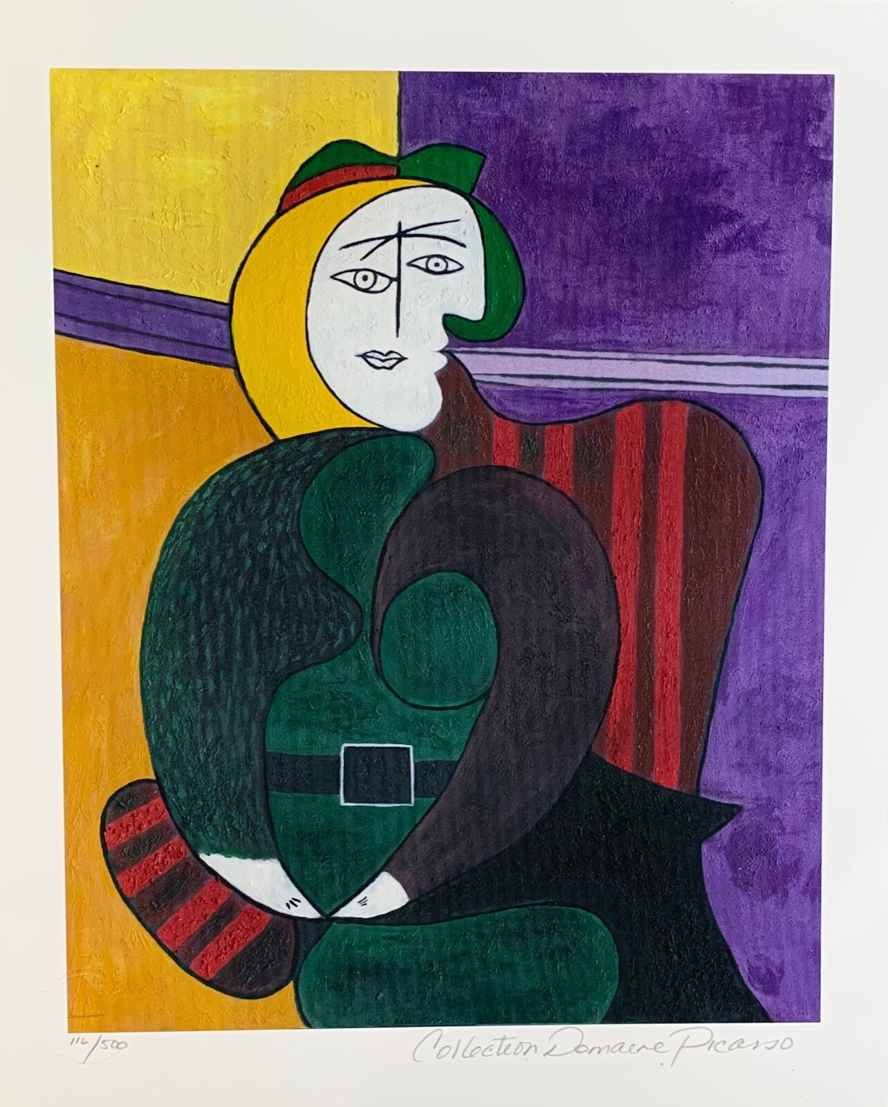 Pablo Picasso WOMAN IN RED ARMCHAIR Estate Signed Limited Edition ...