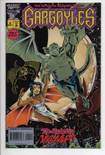 Gargoyles 4 Marvel Comic Book 1995 Explosive New Animated Show Lady Is ...