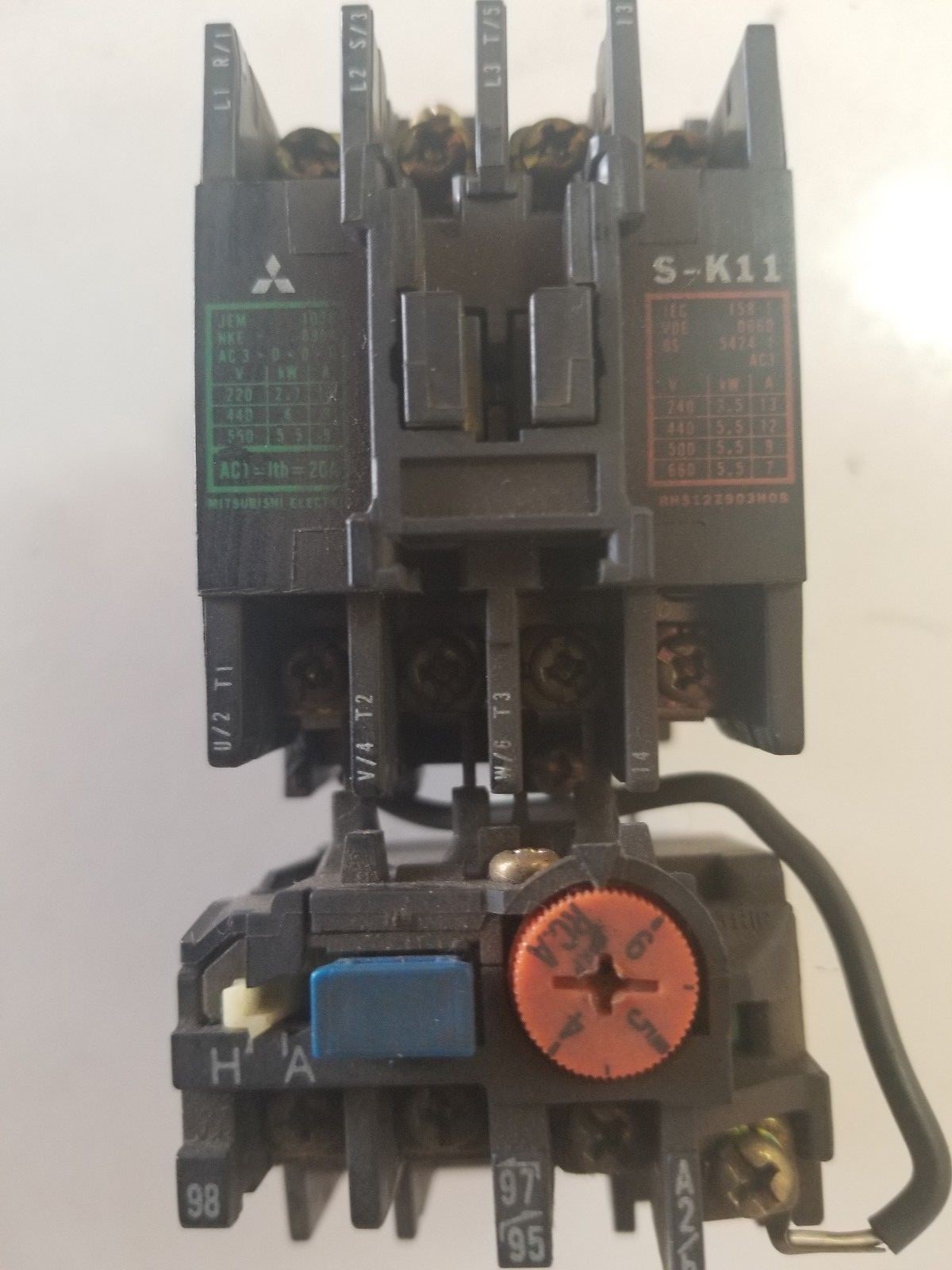 Mitsubishi Contactor, S-K11 WITH Relay, TH-K12ABKPUL | eBay