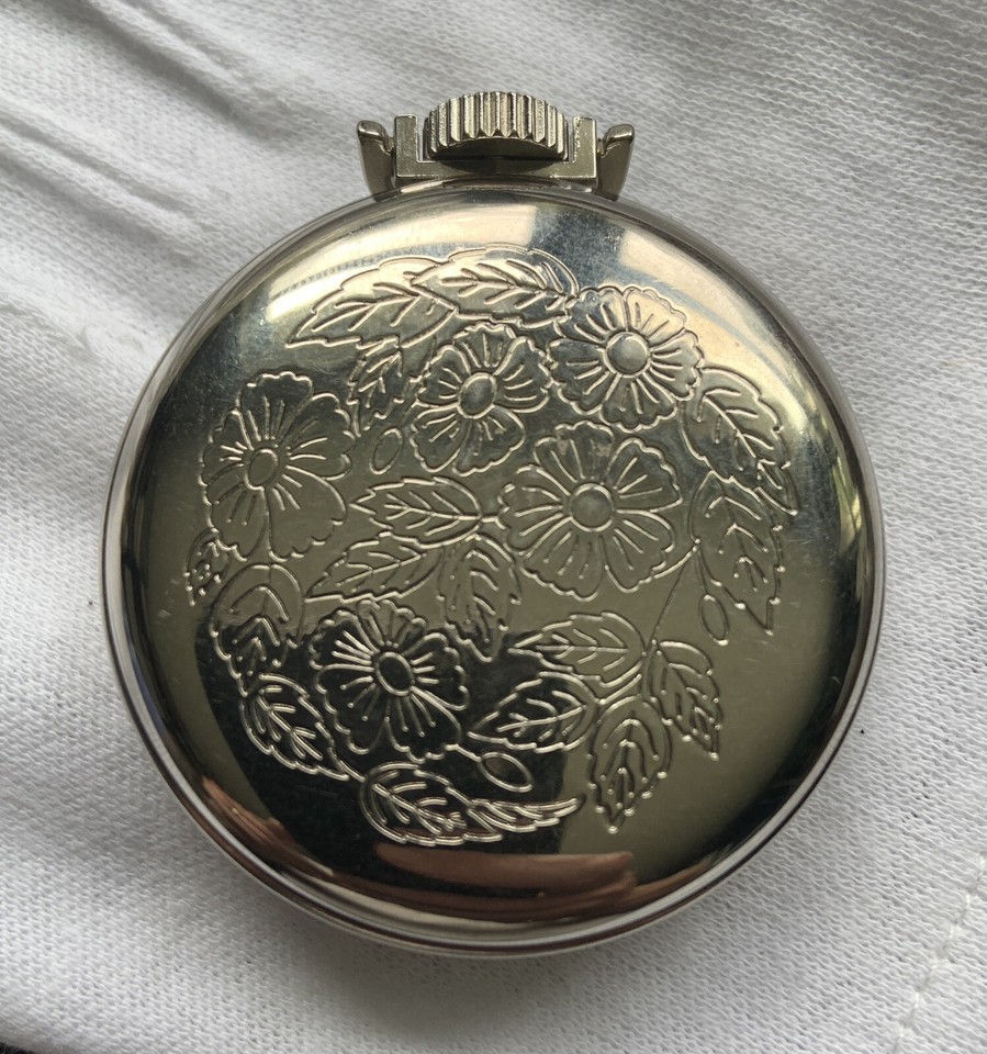 Vintage Westclox Pocket Ben Pocket Watch/ Etching On Back Made In USA ...
