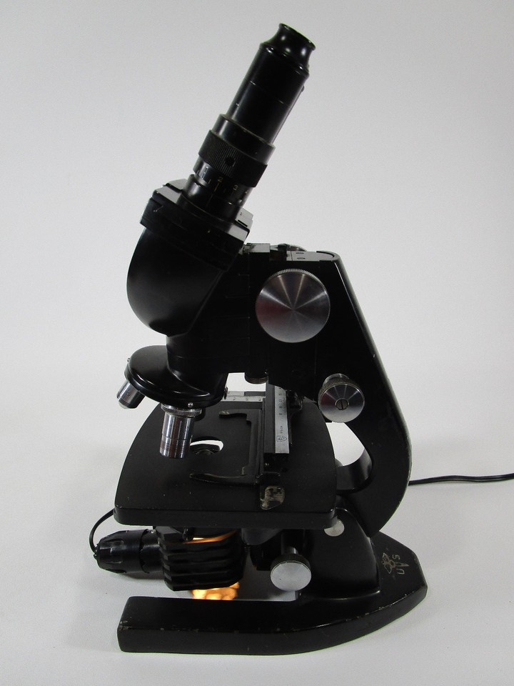 Vintage American Optical AO Spencer Binocular Microscope stereo ...