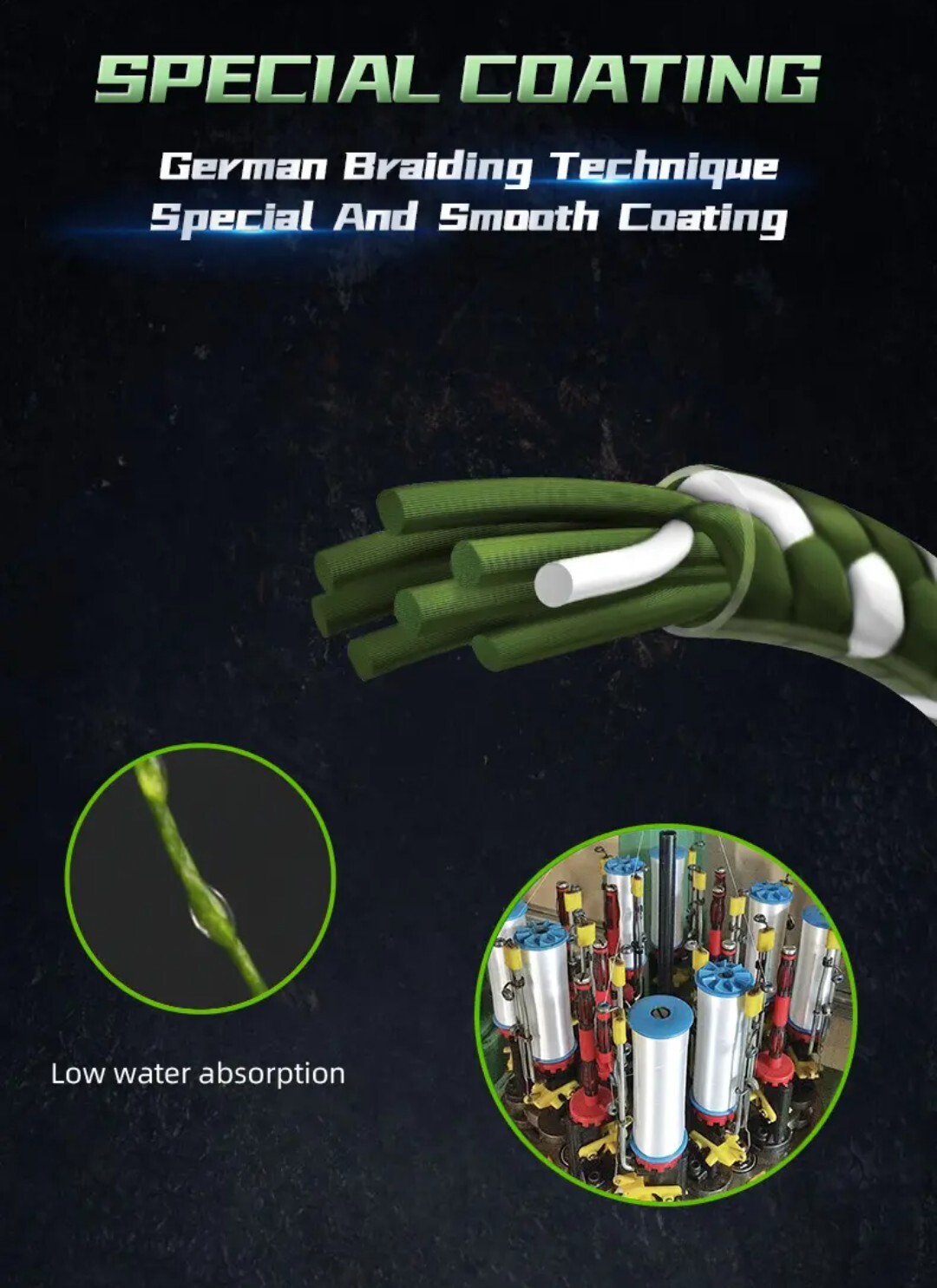 300m/ 329yds 8 Strands Premium PE Braided Fishing Line 17lb-84lb Braid ...