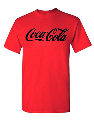 New Coca-Cola Logo Premium Quality T-Shirt Unisex S-XL Sizes 9-Colors ...