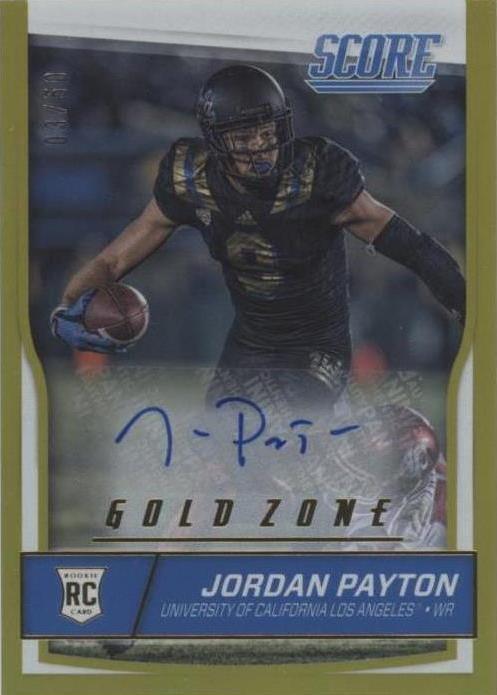 2016 Score - Rookies Jordan Payton #435 Gold Zone Signatures /50 (AU ...