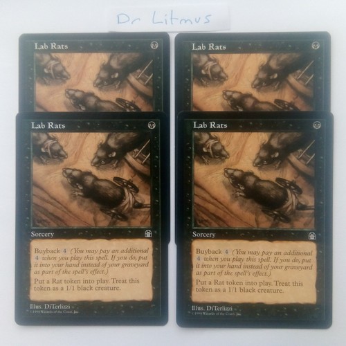 4x Lab Rats Stronghold MTG Great Condition | eBay UK