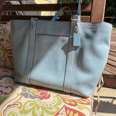 Coach Light Blue Tote Bag | eBay