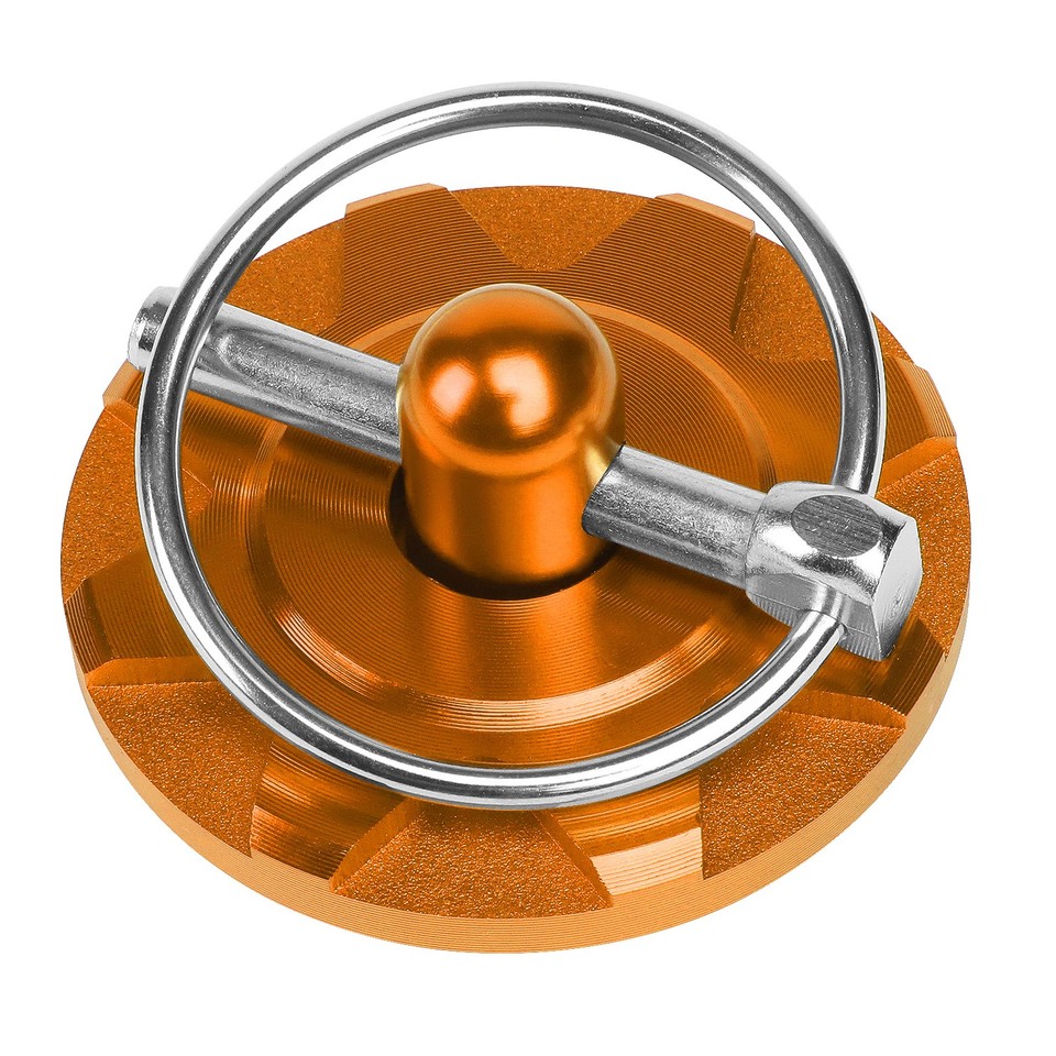 60MMx28MM ORANGE ALUMINUM CNC BILLET HOOD PIN PLATES+CABLE+BONDING TAPE ...