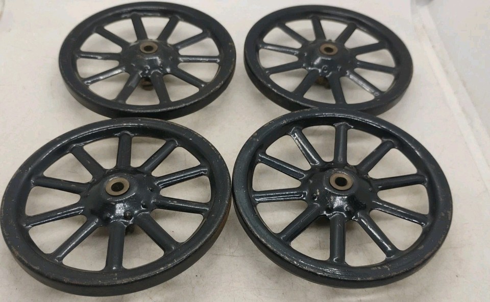 Vintage Meccano Erector Set Part 19a Spoked Wheels Set of 4 Nice | eBay ...