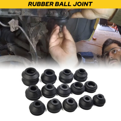 Universal Rubber Ball Joint Rubber Dust Boot Cover Track Rod End Set ...