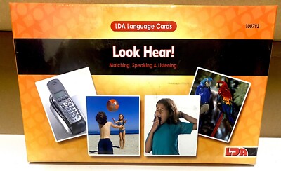 LDA Language Cards Look Hear! Matching Speaking Listening Brand New ...