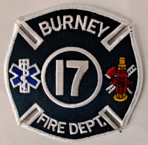 Burney Fire Department #17 CA Patch | eBay