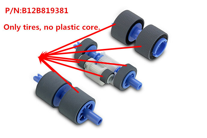 B12B819381 B12B813561 Pick Feed Roller Tire for EPSON DS-510 DS-520 DS ...