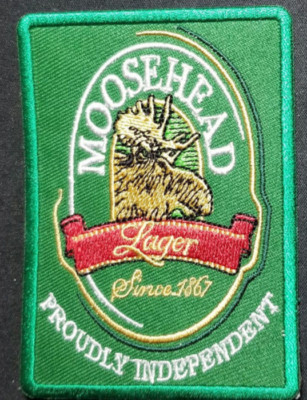 MOOSEHEAD LAGER Embroidered Patch approx. 2.75x3.75" | eBay