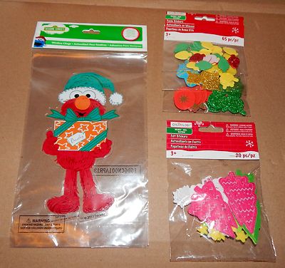 Creatology Foam Glitter Stickers 3+Christmas Sesame Street Elmo Window ...