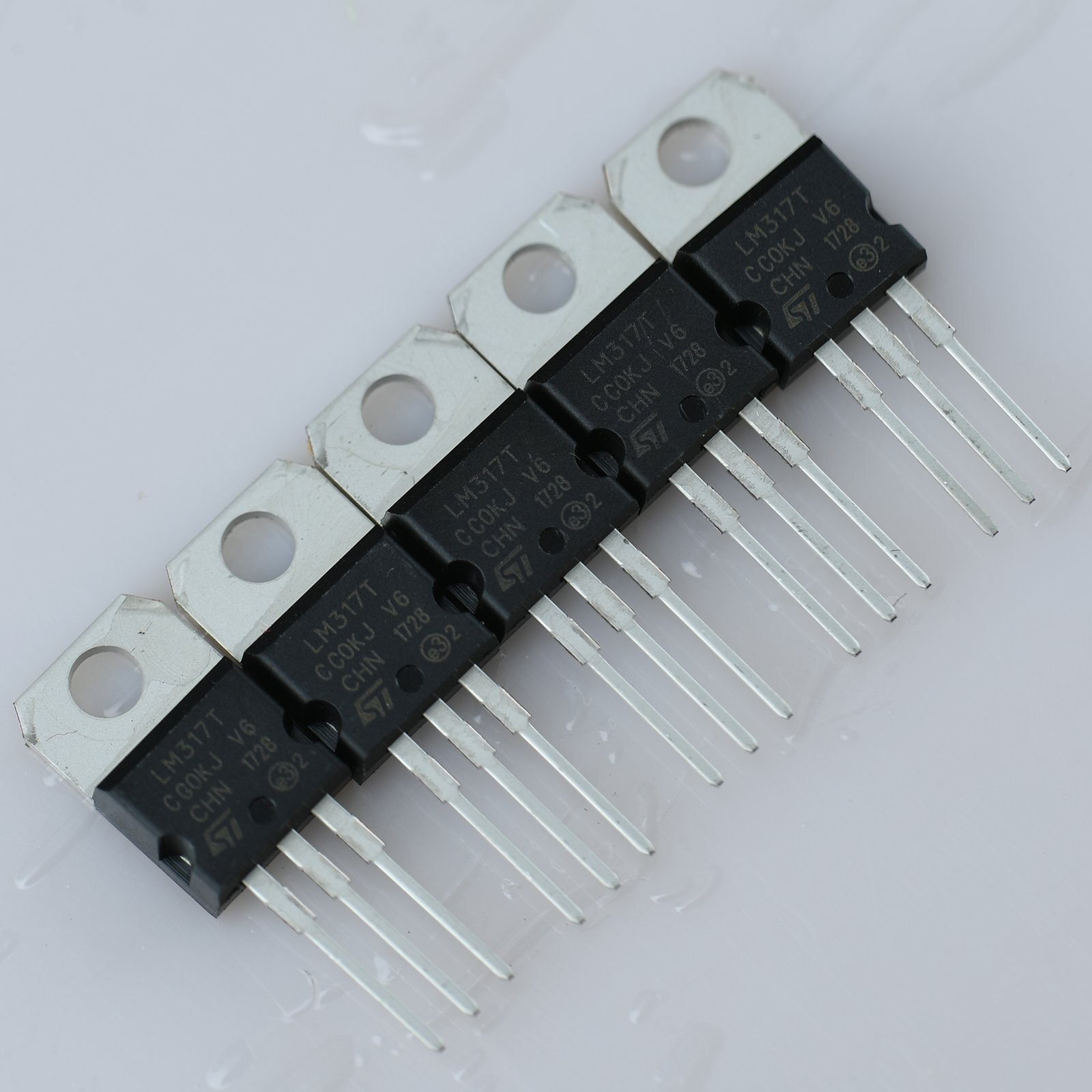 LM317T 5Pcs LM317 Voltage Regulator IC 1.2V to 37V 1.5A LDO Power ...